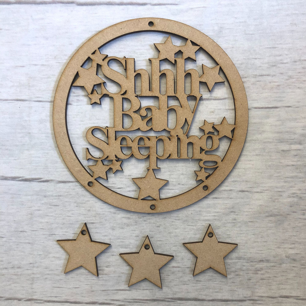 Shhh Baby Sleeping dream catcher - Wooden Bases for DIY Art and Craft ...