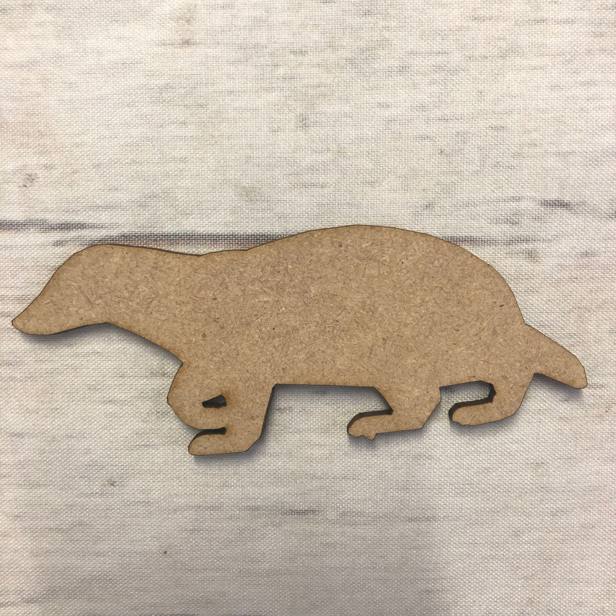 Badger - Animal-themed Wooden Bases for DIY Art and Craft Projects ...