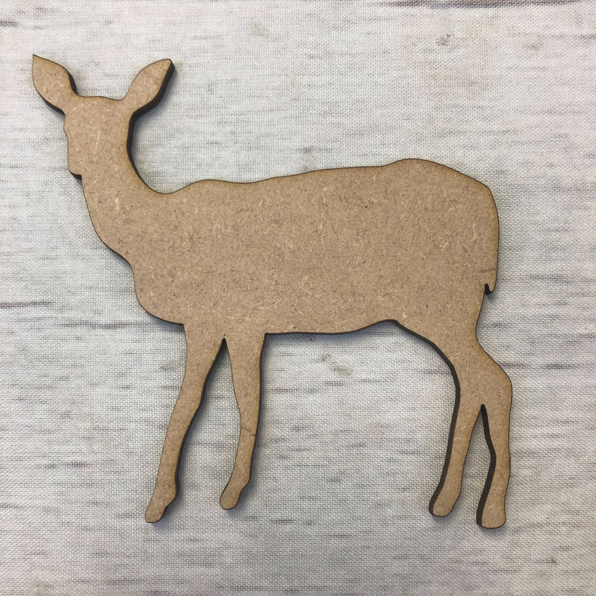 Deer - Animal-themed Wooden Bases for DIY Art and Craft Projects ...