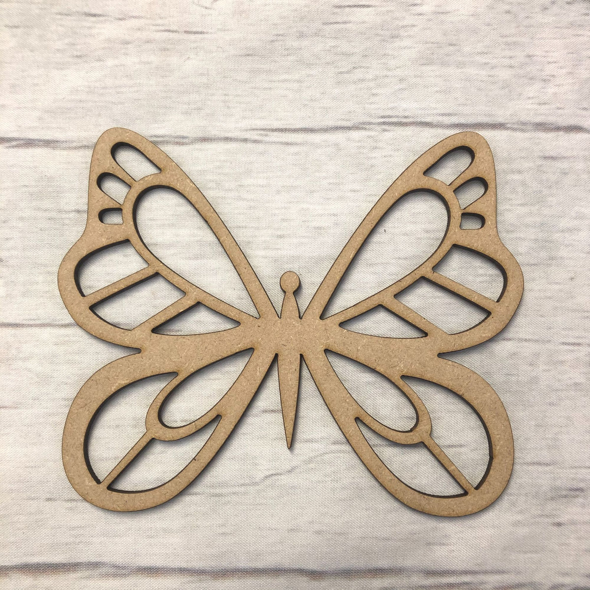 Butterfly - Detailed 2 - Animal-themed Wooden Bases for DIY Art and ...