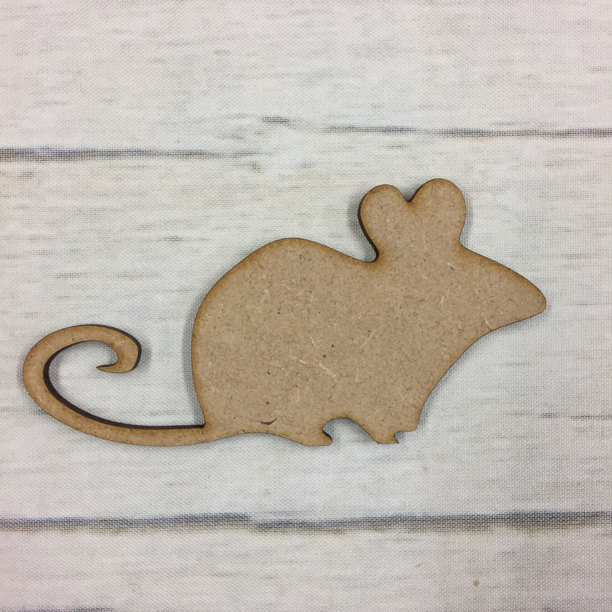 Mouse - Animal-themed Wooden Bases for DIY Art and Craft Projects ...