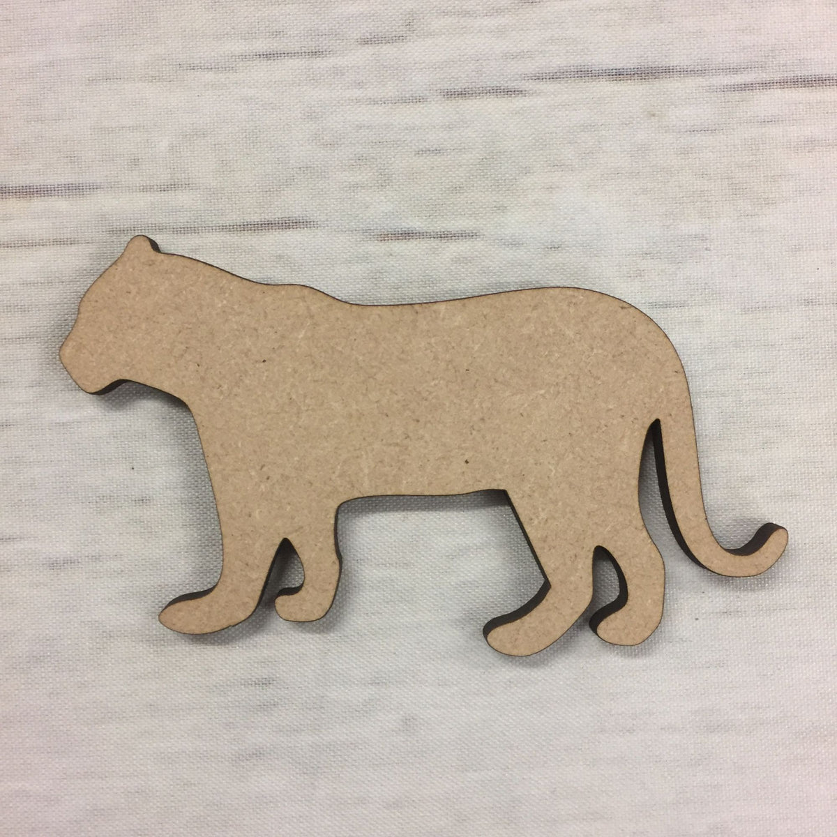 Lioness - Animal-themed Wooden Bases for DIY Art and Craft Projects ...