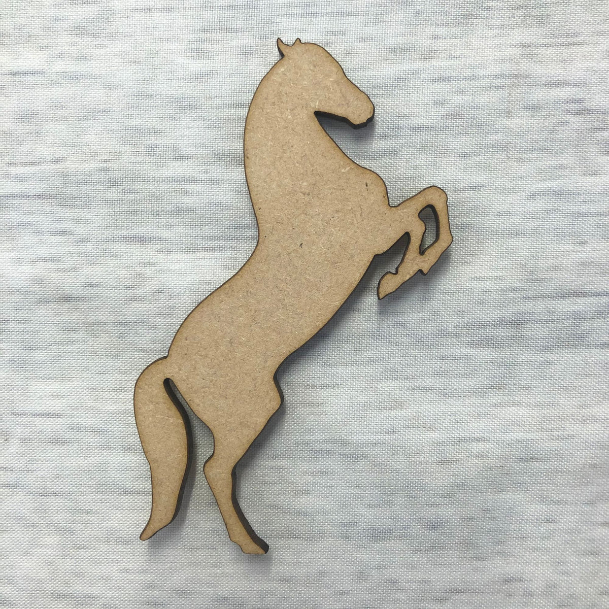 Horse 5 - Rearing Horse - Animal-themed Wooden Bases for DIY Art and ...