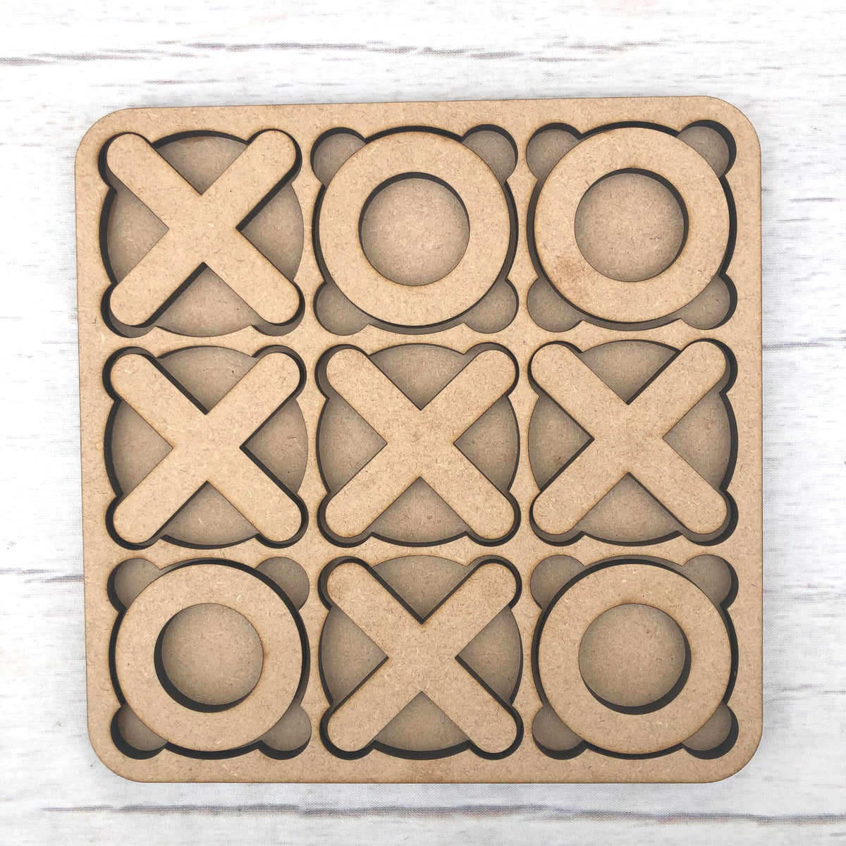 Noughts & Crosses Game - Learning-inspired Wooden Bases for DIY ...