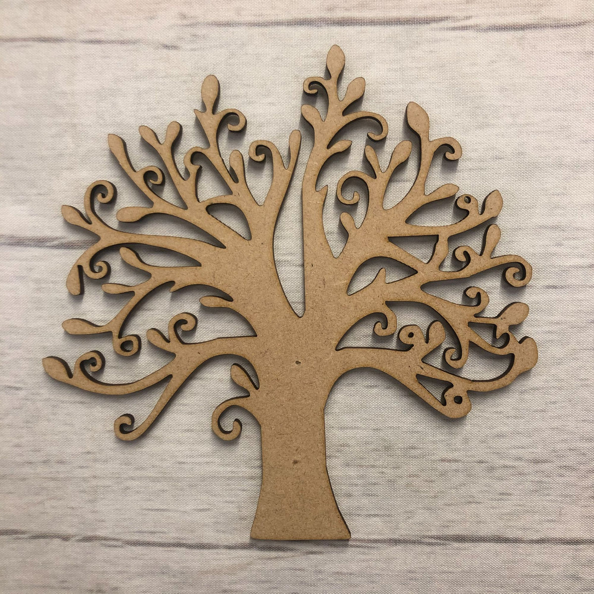 Decorative Family Tree 1 - Nature-inspired Wooden Bases for DIY Art and ...